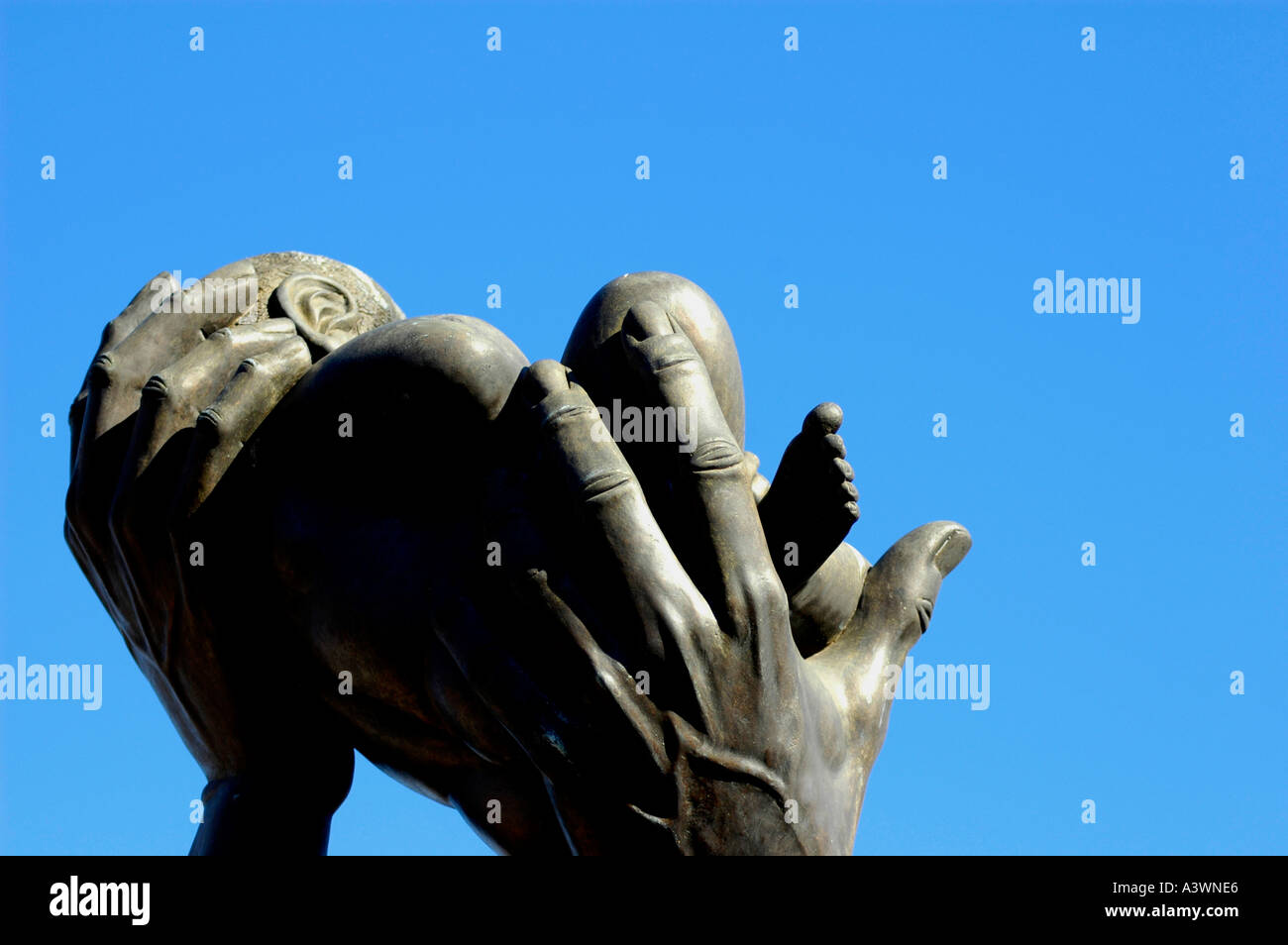 The BEHOLD statue at the MLK Center for Non Violance in Atlanta on ...