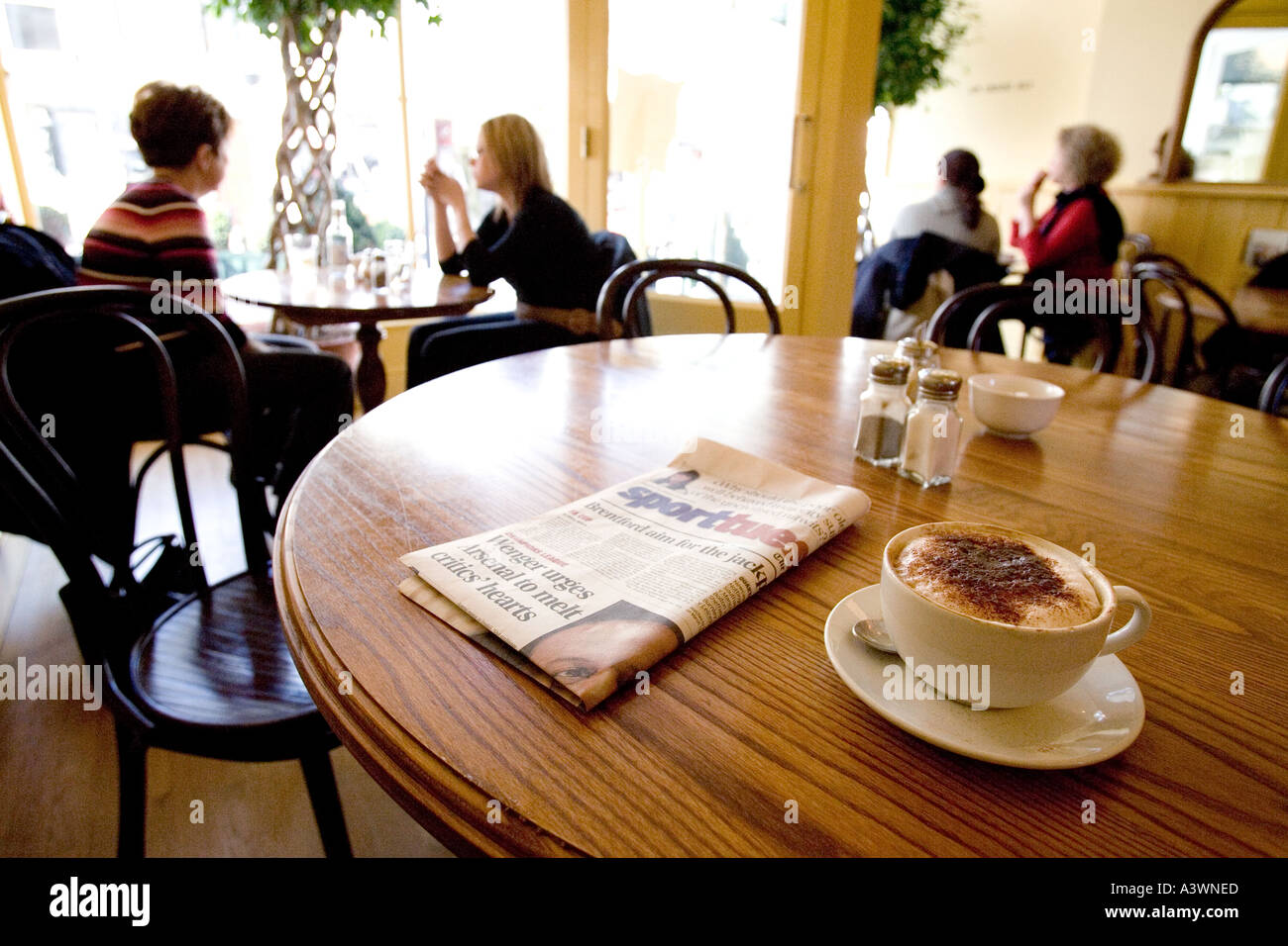 Joedaflos Cafe Ryde Isle of Wight England Stock Photo - Alamy