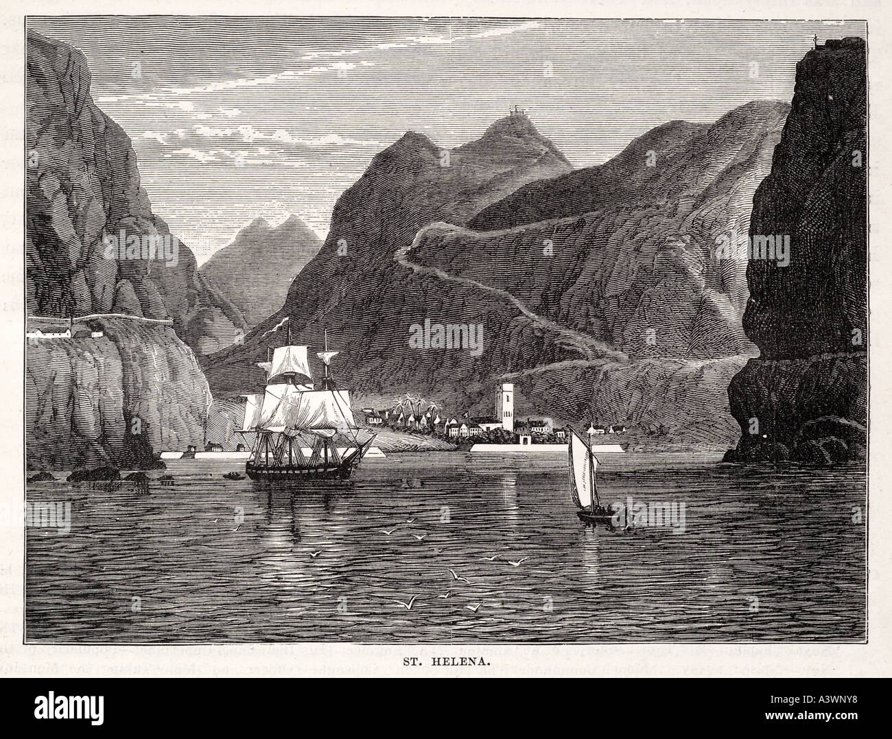 Napoleon saint helena sketch hi-res stock photography and images - Alamy