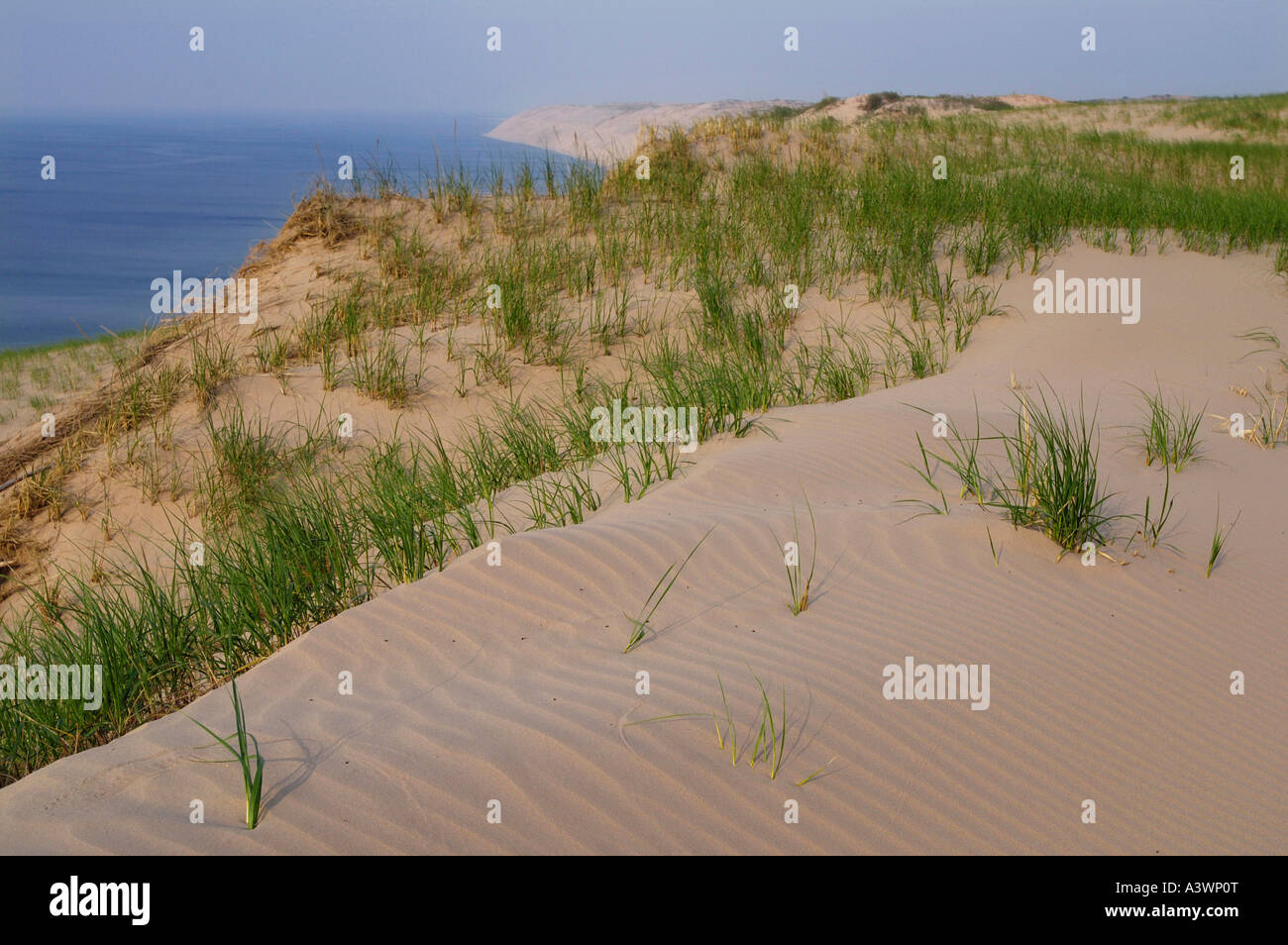 Sand dunes lake superior pictured rocks hi-res stock photography and ...