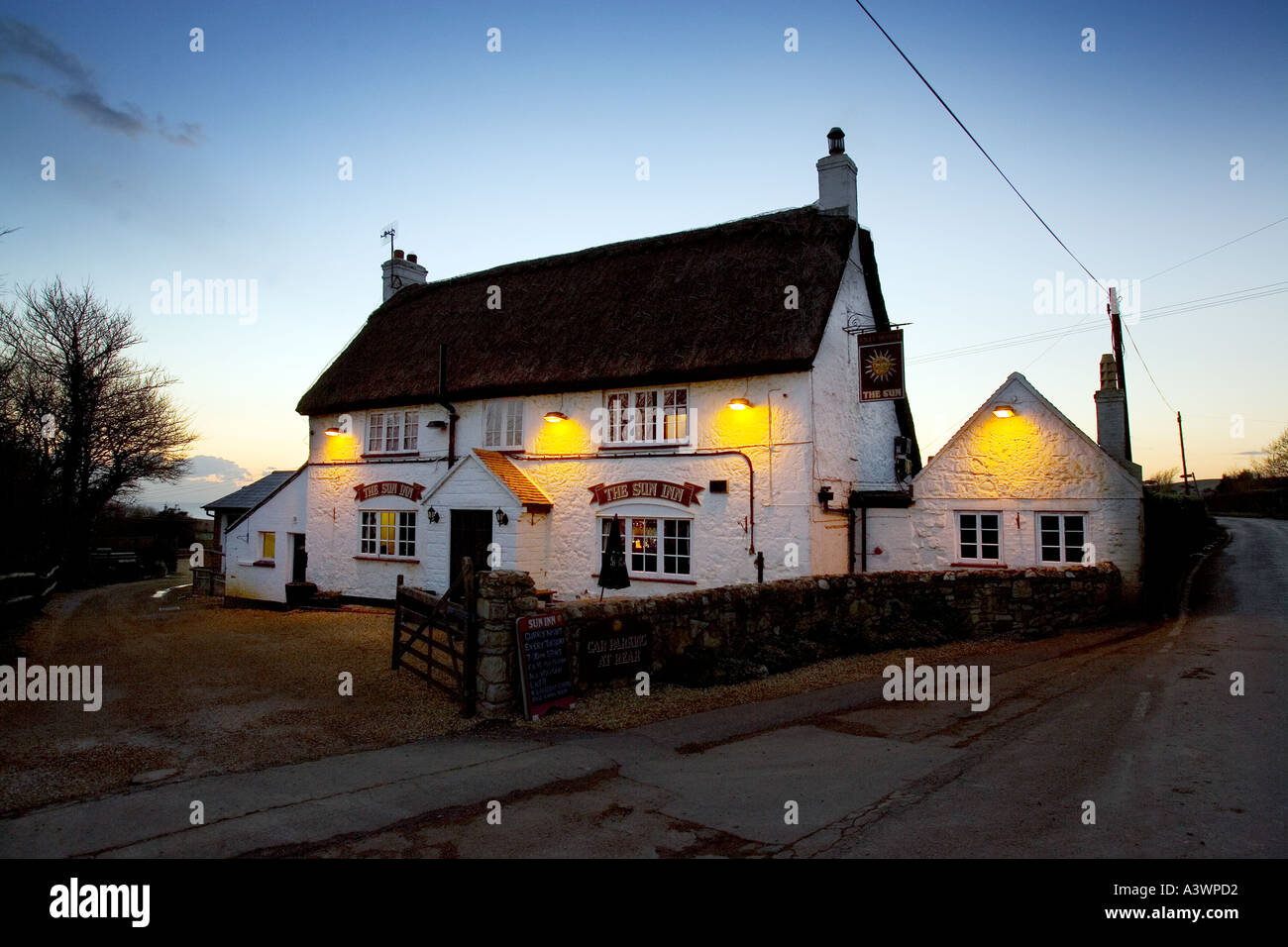 Sun Inn Pub Hulverston Isle of Wight England UK Stock Photo - Alamy