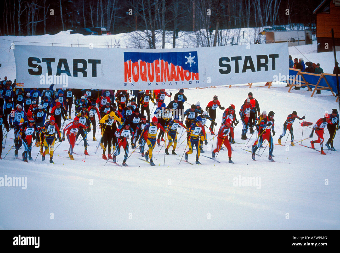 The first wave of the Noquemanon Ski Marathon starts in Ishpeming ...