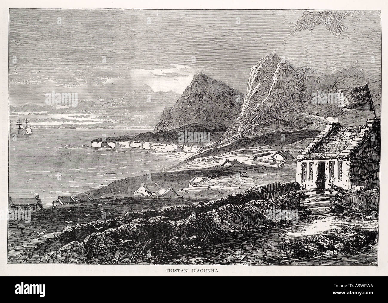 Tristan da Cunha South mid Atlantic travel island remote Edinburgh ...