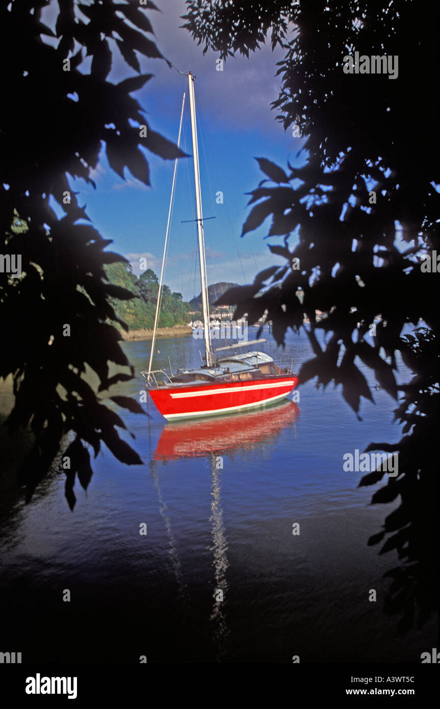 boats ships at anchor North Wales UK Great Britain Stock Photo - Alamy