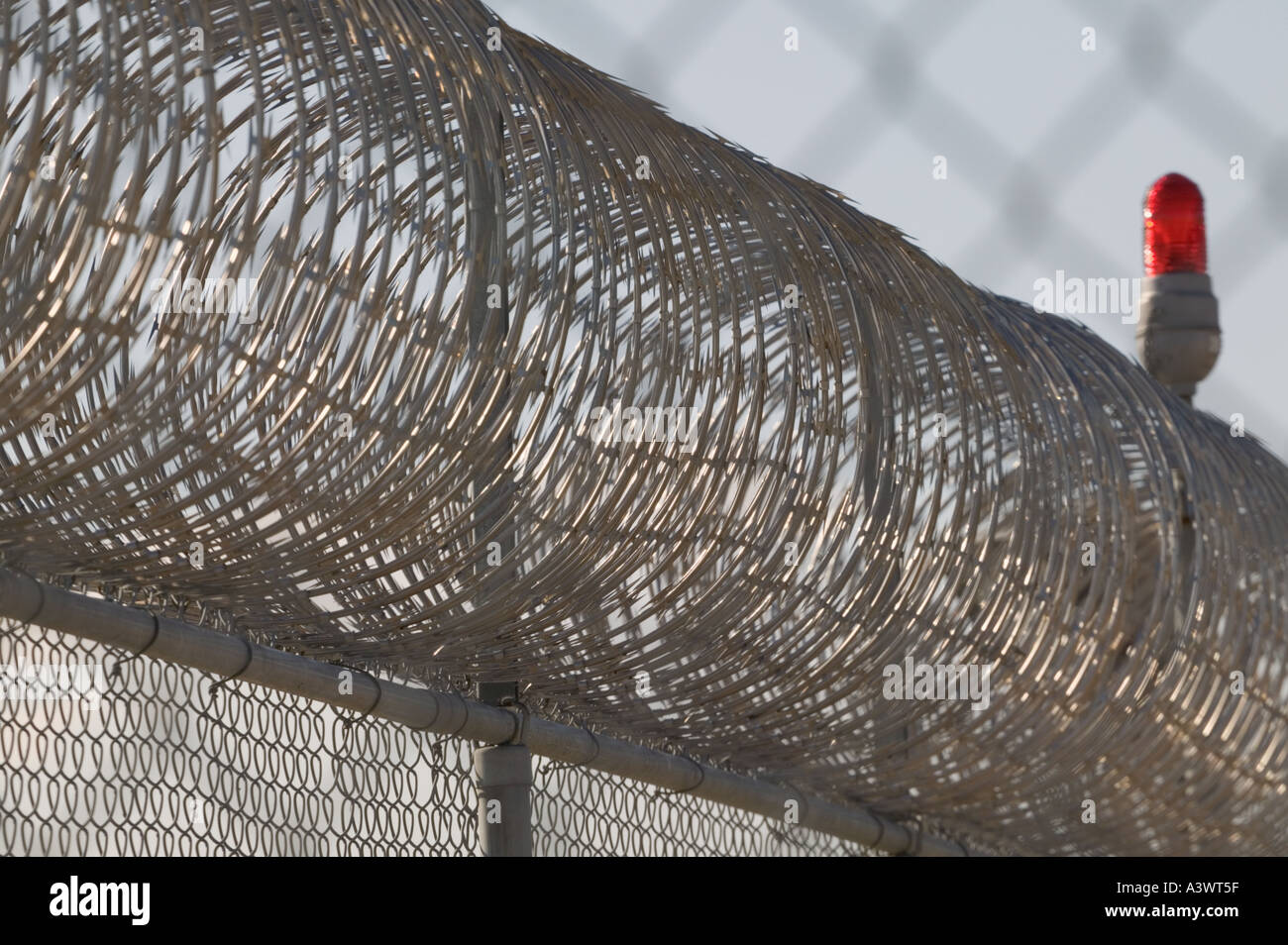 Security wire fence hi-res stock photography and images - Alamy