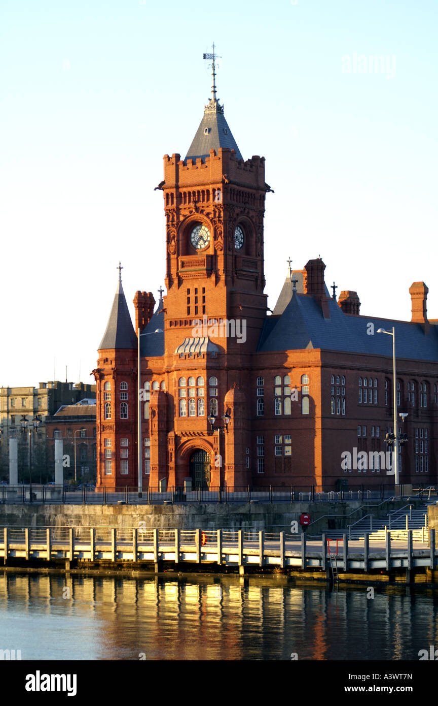 victorian pierhead building cardiff bay wales uk Stock Photo - Alamy