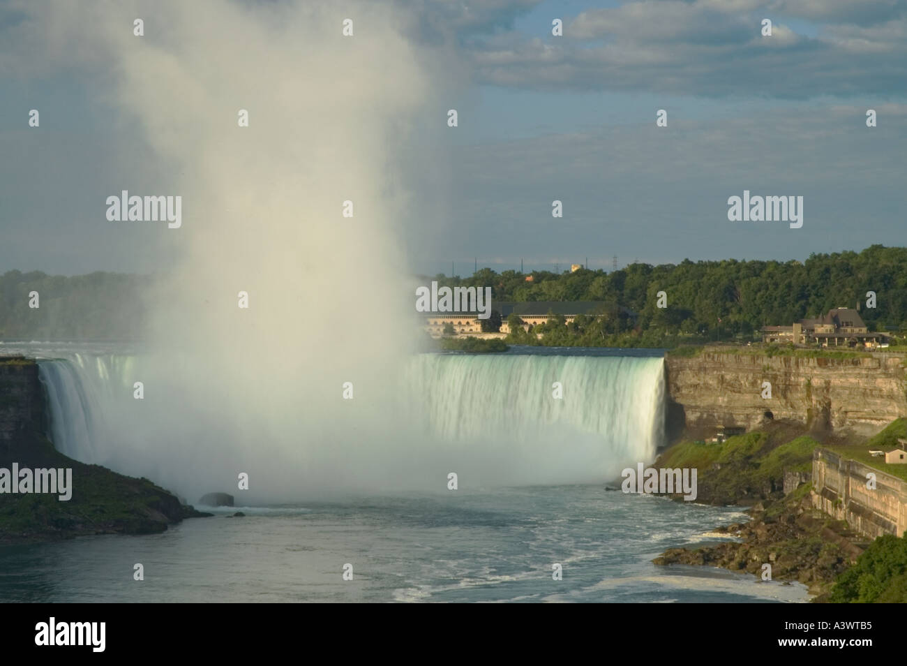 Canada Ontario Niagara Falls Horseshoe Falls Table Rock House Stock ...