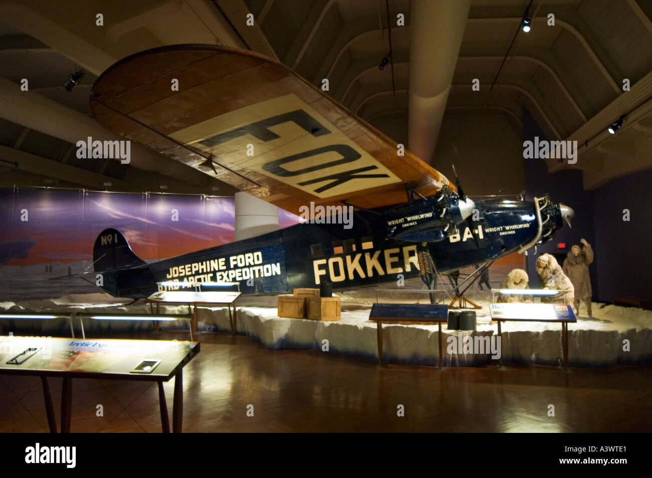 Michigan Dearborn The Henry Ford Museum 1926 Fokker Trimotor used by ...
