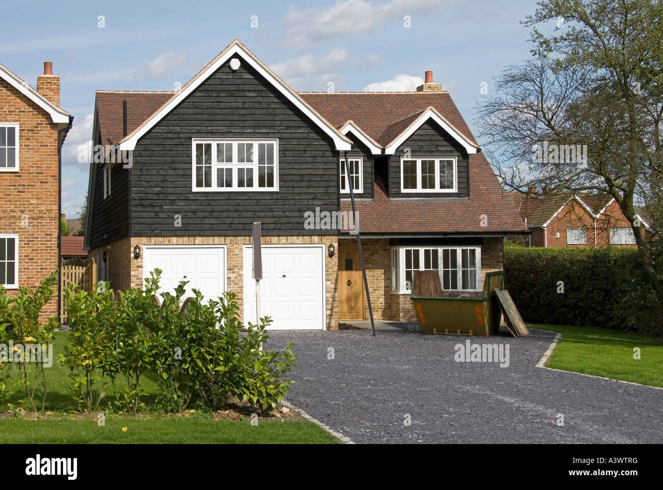 New detached house hi-res stock photography and images - Alamy