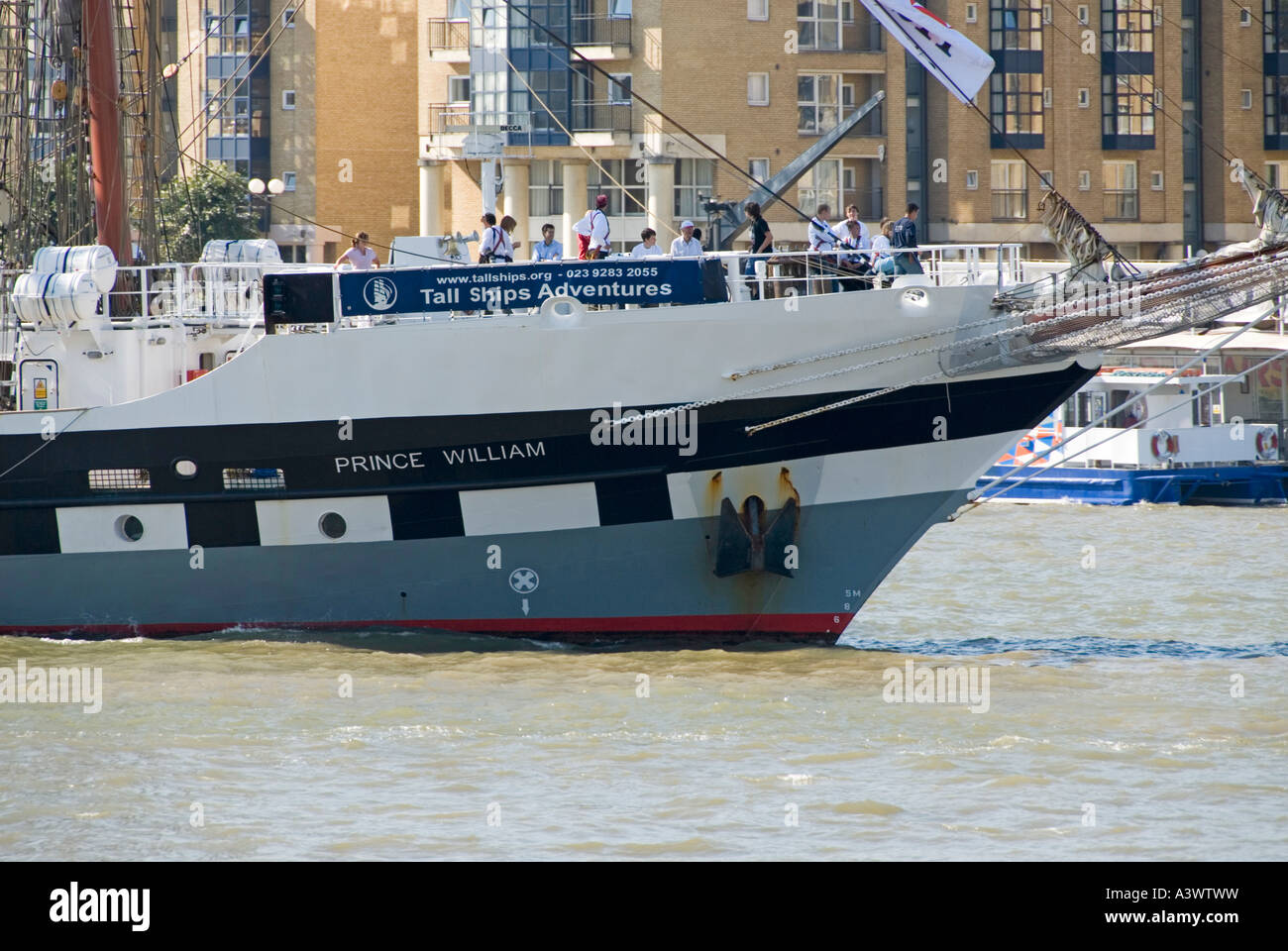 The Tall Ships Youth Trust Prince William registered in Glasgow sailing ...