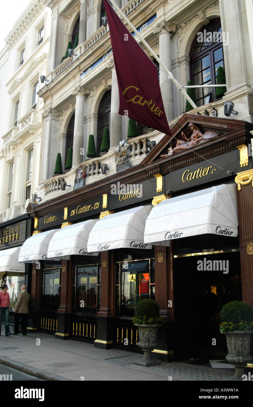 Cartier on New Bond Street, London, UK Stock Photo - Alamy