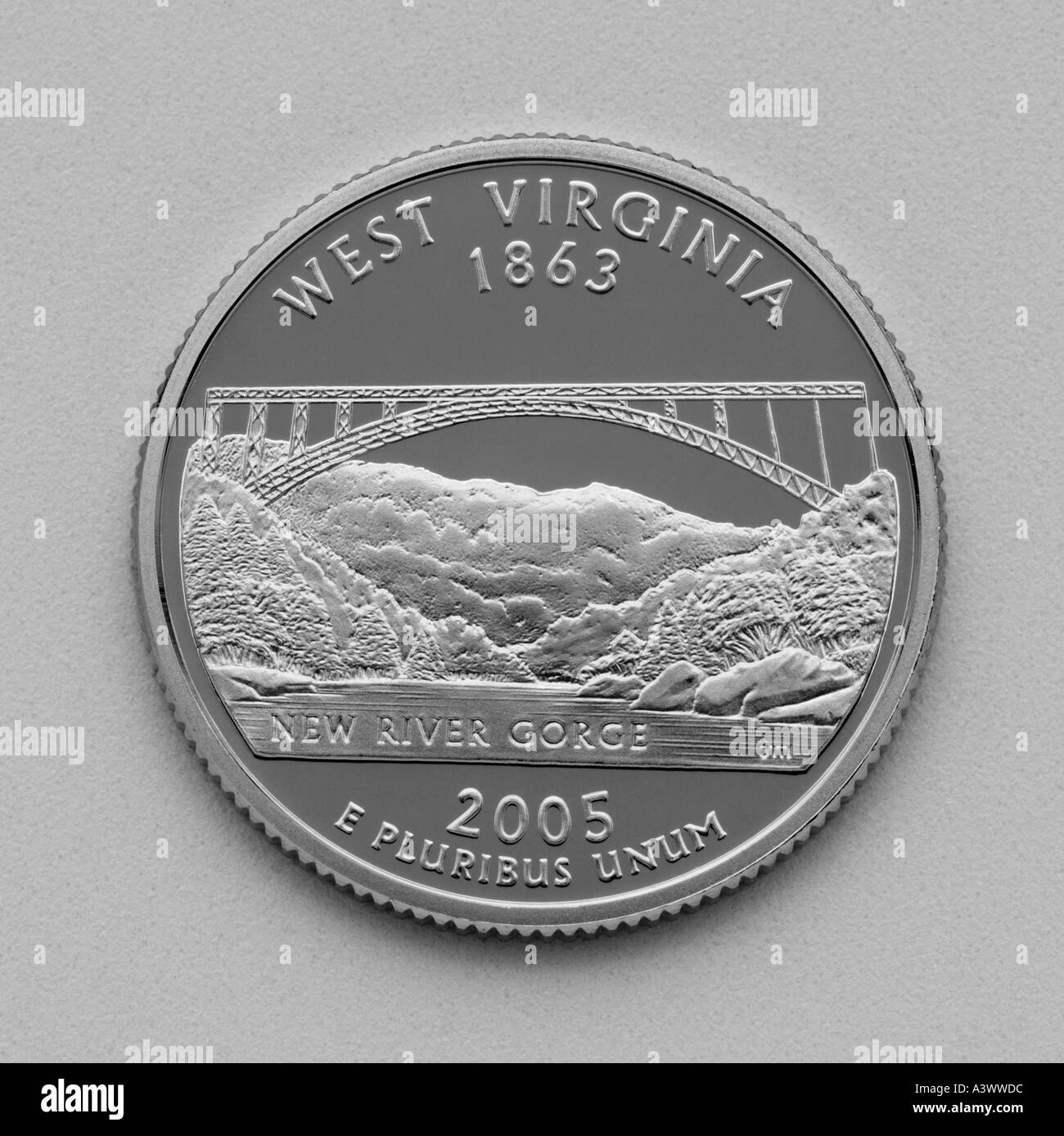 Virginia state quarter coin hi-res stock photography and images - Alamy