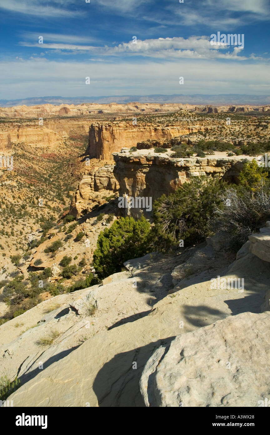 Utah Castle Valley as seen from Scenic Viewpoint off Interstate Highway ...