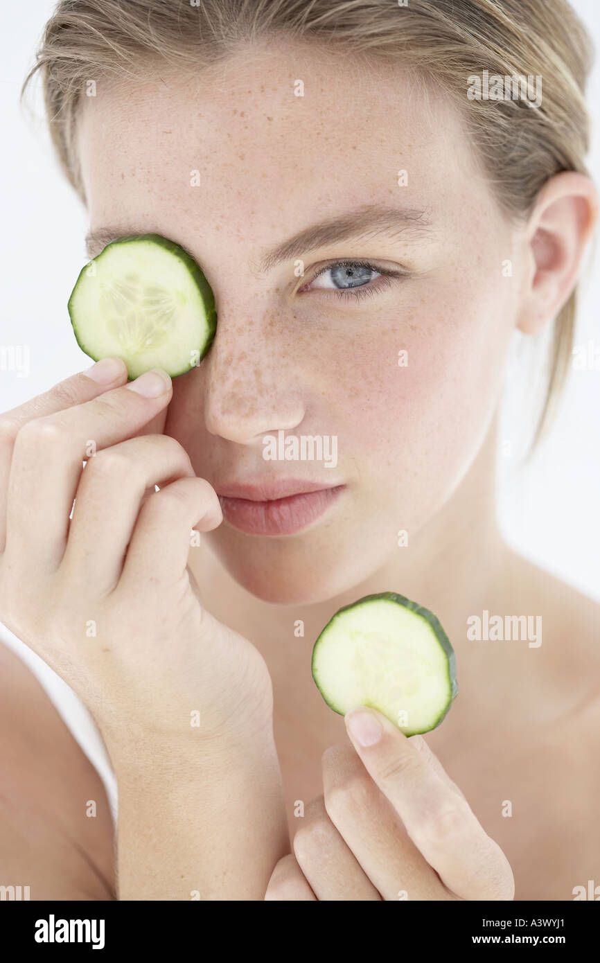 Attractive young woman soothing hi-res stock photography and images - Alamy