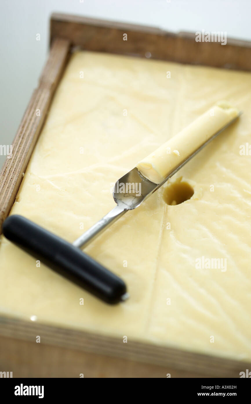 Cheese Making Pressing block Stock Photo - Alamy