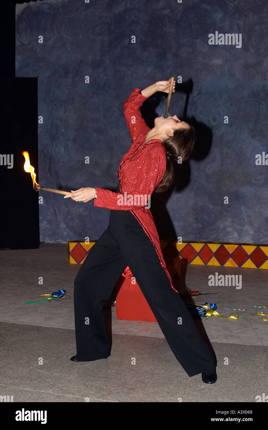 Fire eating circus hi-res stock photography and images - Alamy