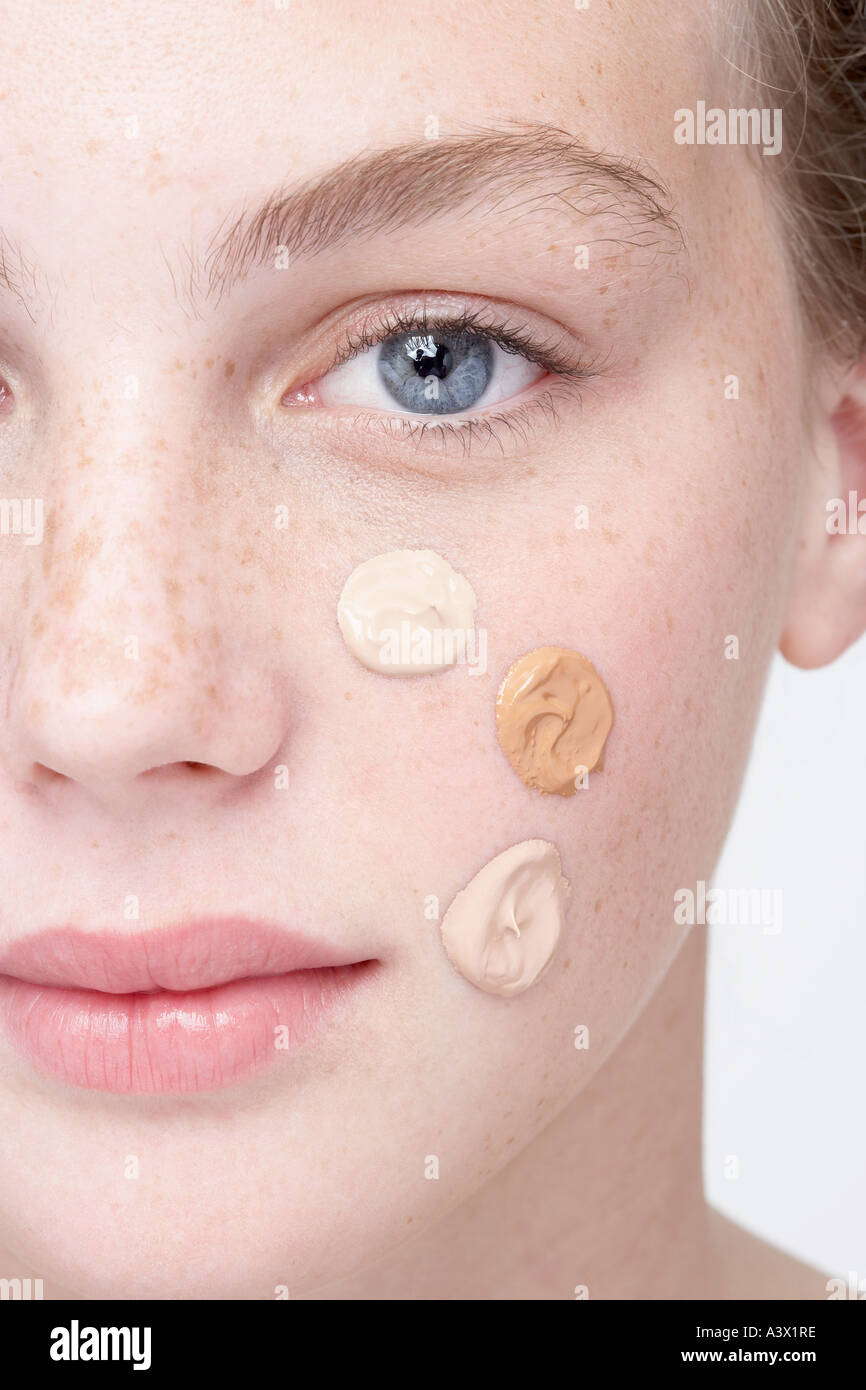 Foundation vertical cheek hi-res stock photography and images - Alamy