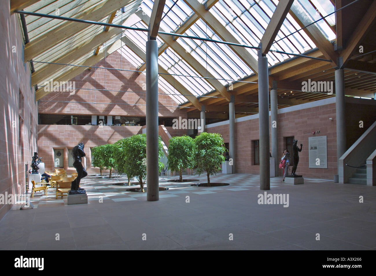 Interior at the Burrell Collection Glasgow Stock Photo - Alamy