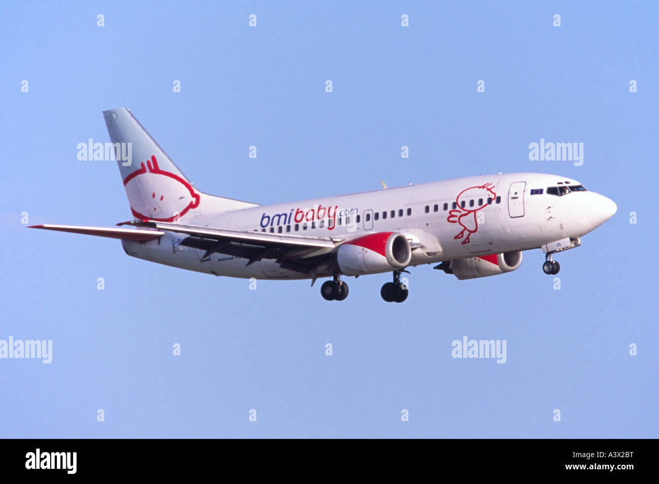 Boeing 737 operated by BMI Baby Stock Photo - Alamy