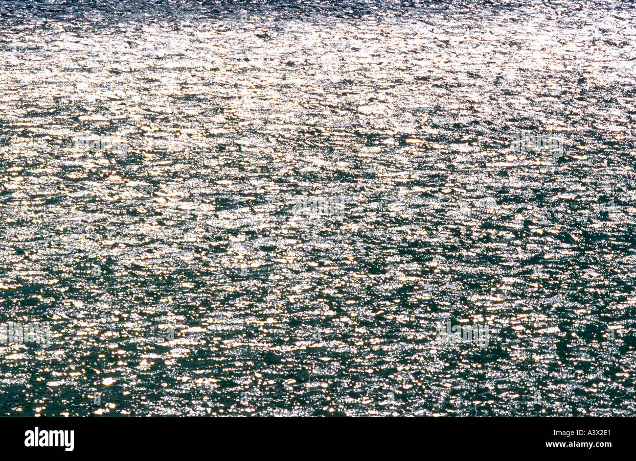 Silver blue glassy sea Fraser Island Queensland Australia Stock Photo ...