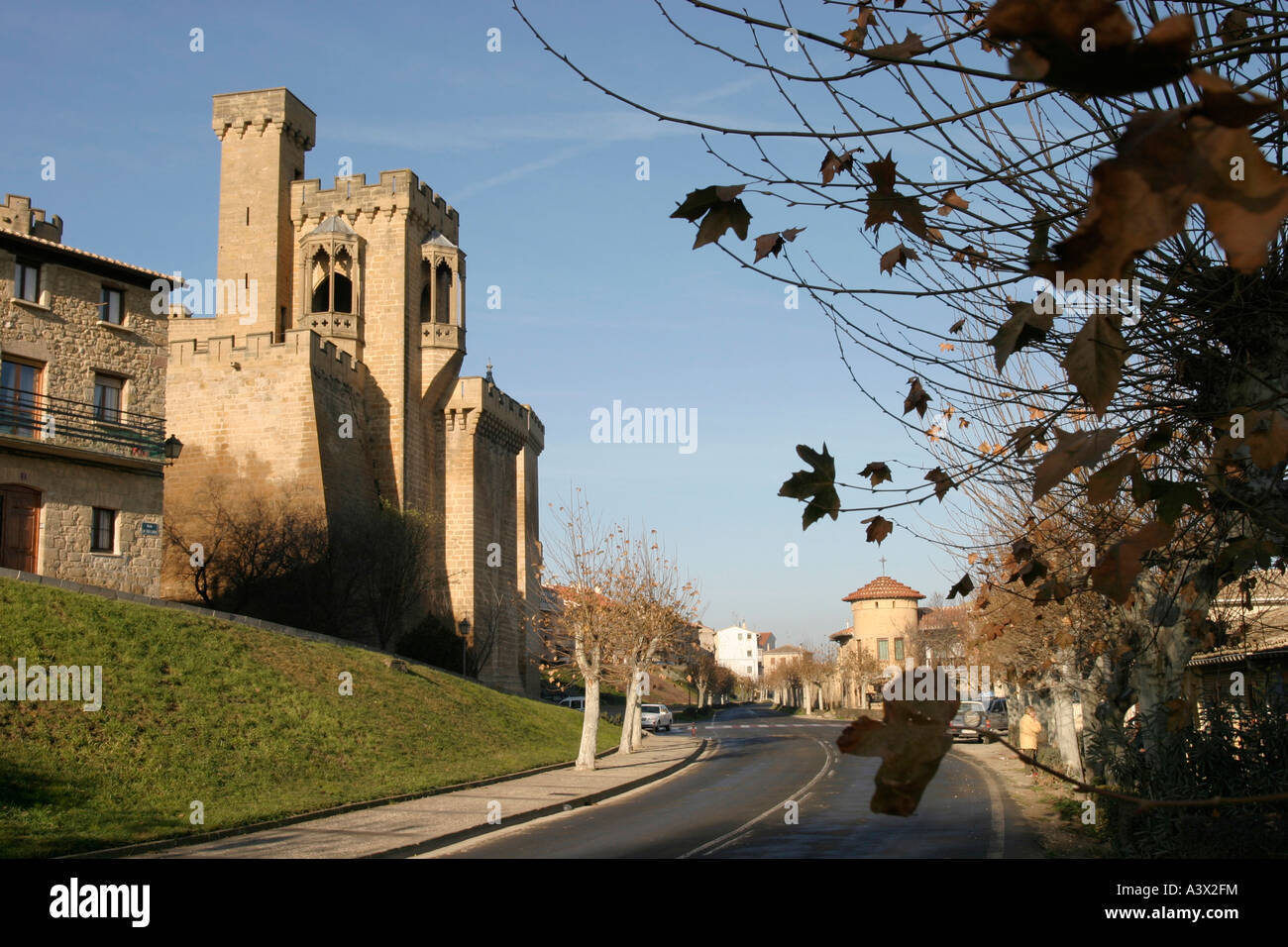 Castle of the Kings of Navarra at Olite, Spain Stock Photo - Alamy
