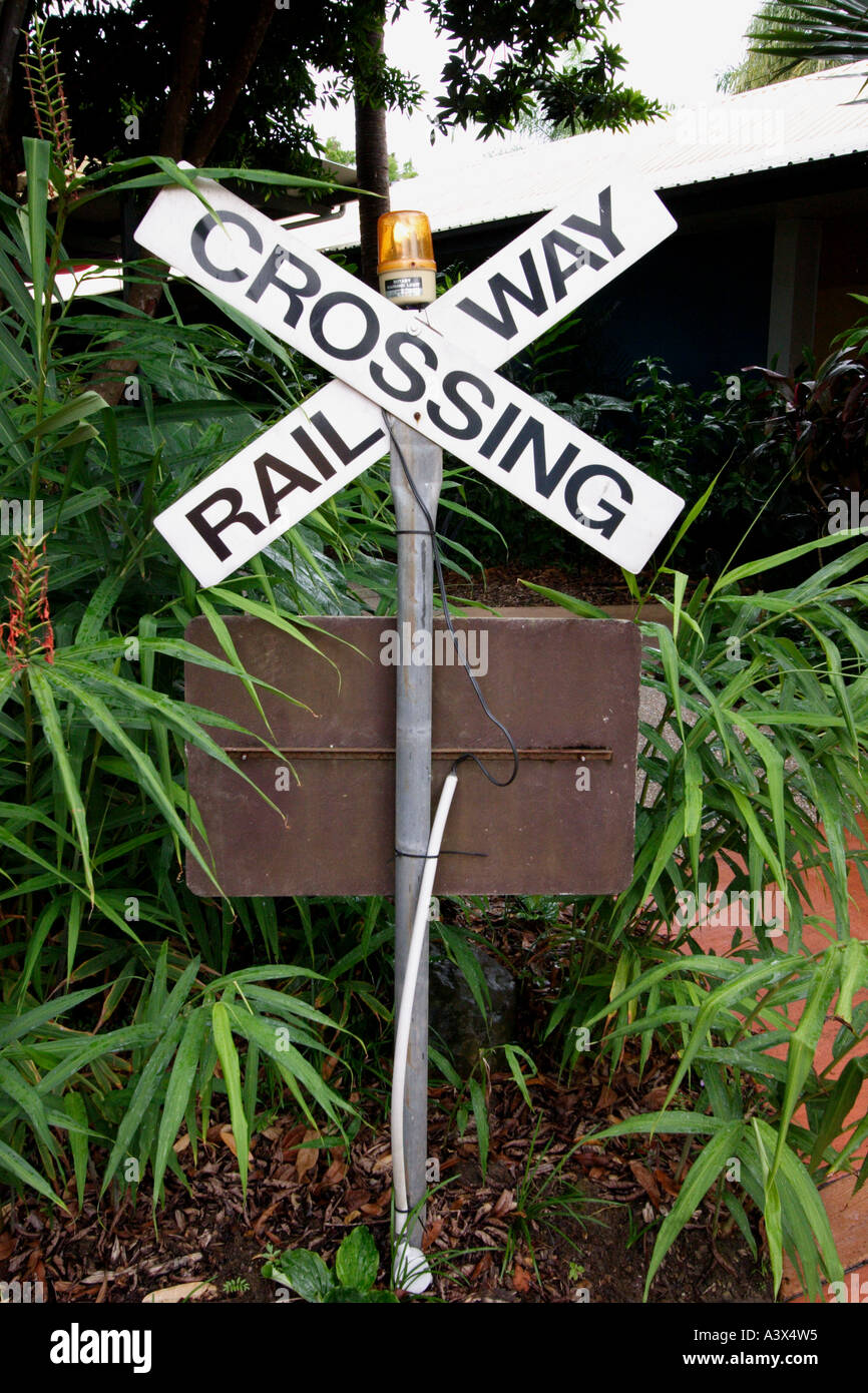 railway level crossing vertical Stock Photo - Alamy