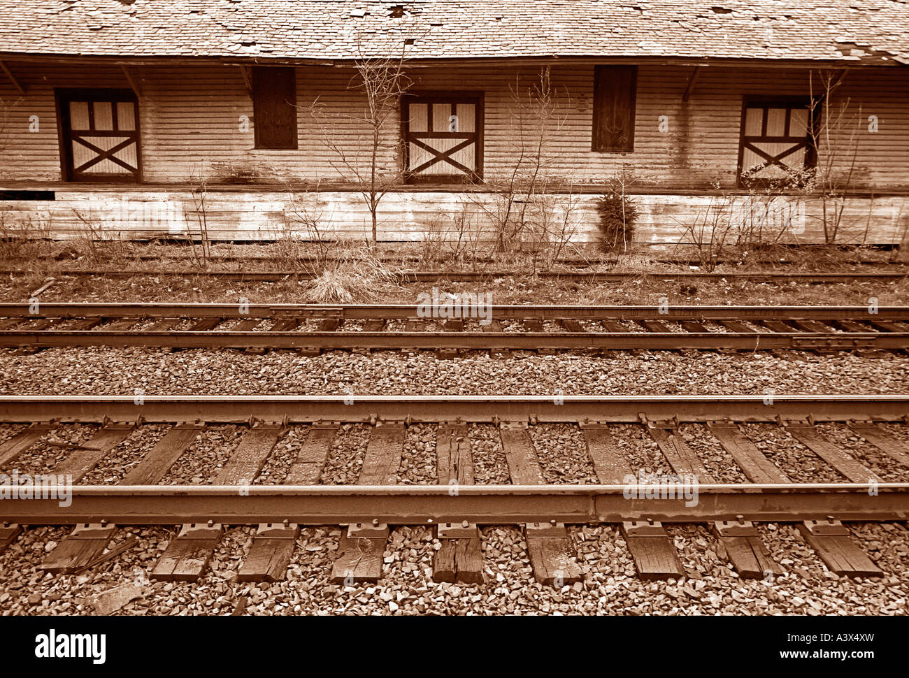Old railroad tracks roads hi-res stock photography and images - Alamy