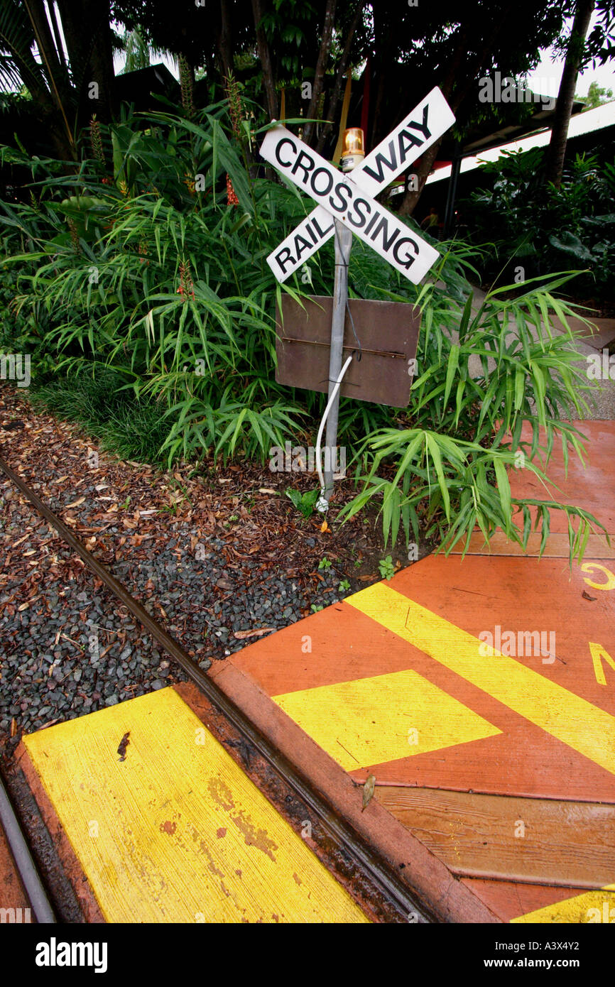 railway level crossing vertical Stock Photo - Alamy