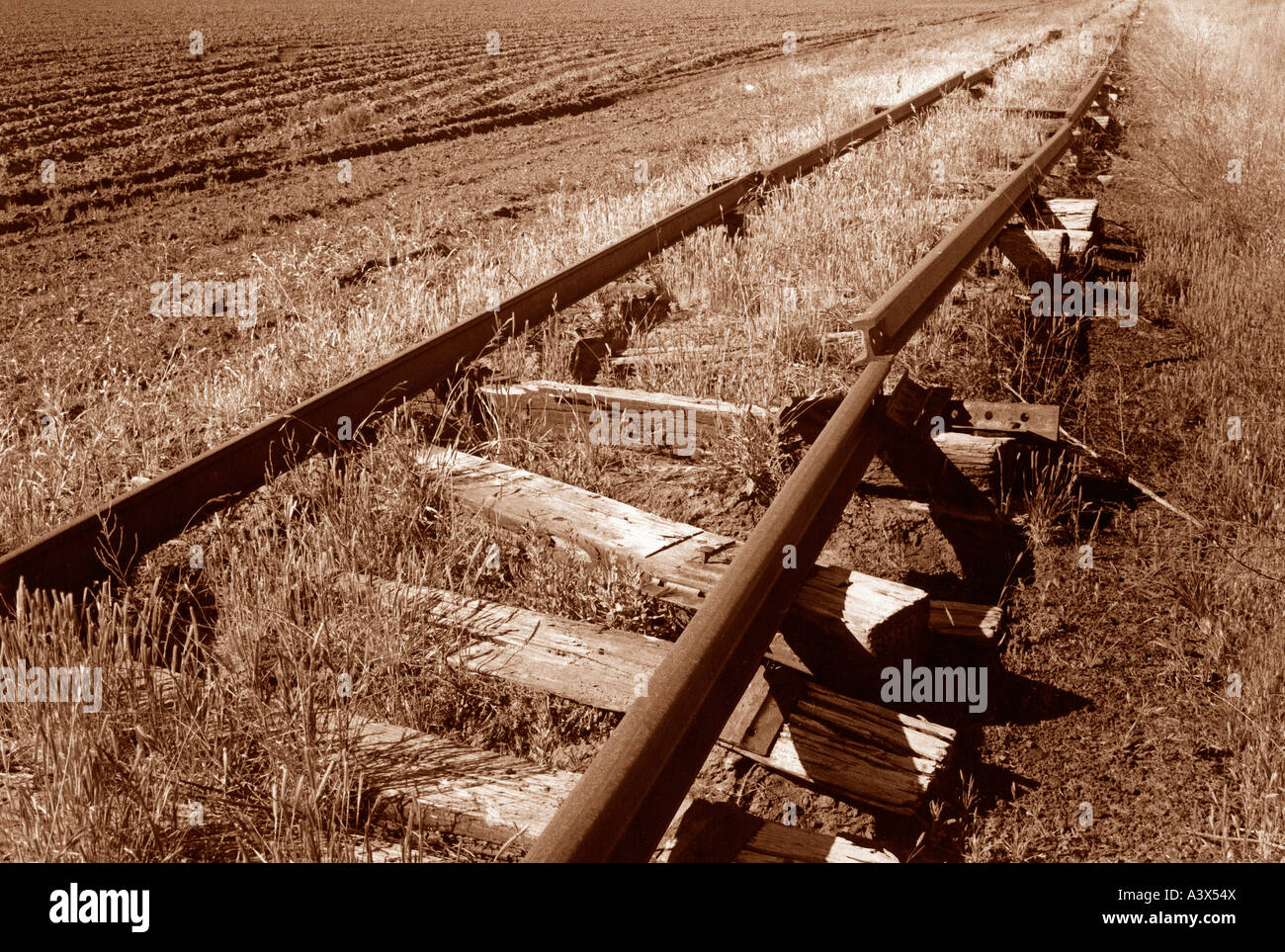 Abandoned railroad texas hi-res stock photography and images - Alamy