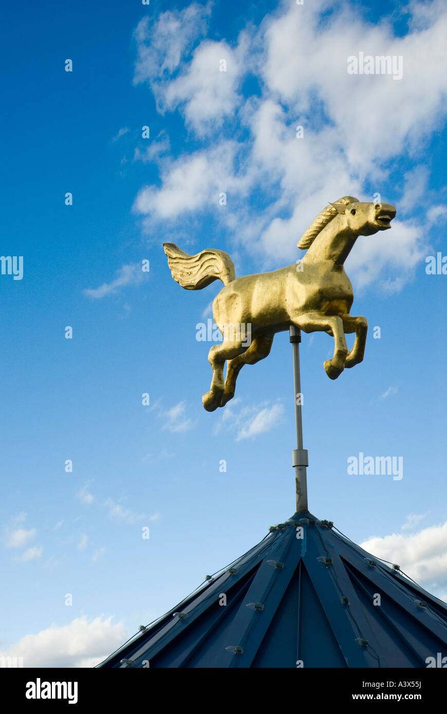 Top of the carousel, Coolidge Park Chattanooga TN USA Stock Photo - Alamy