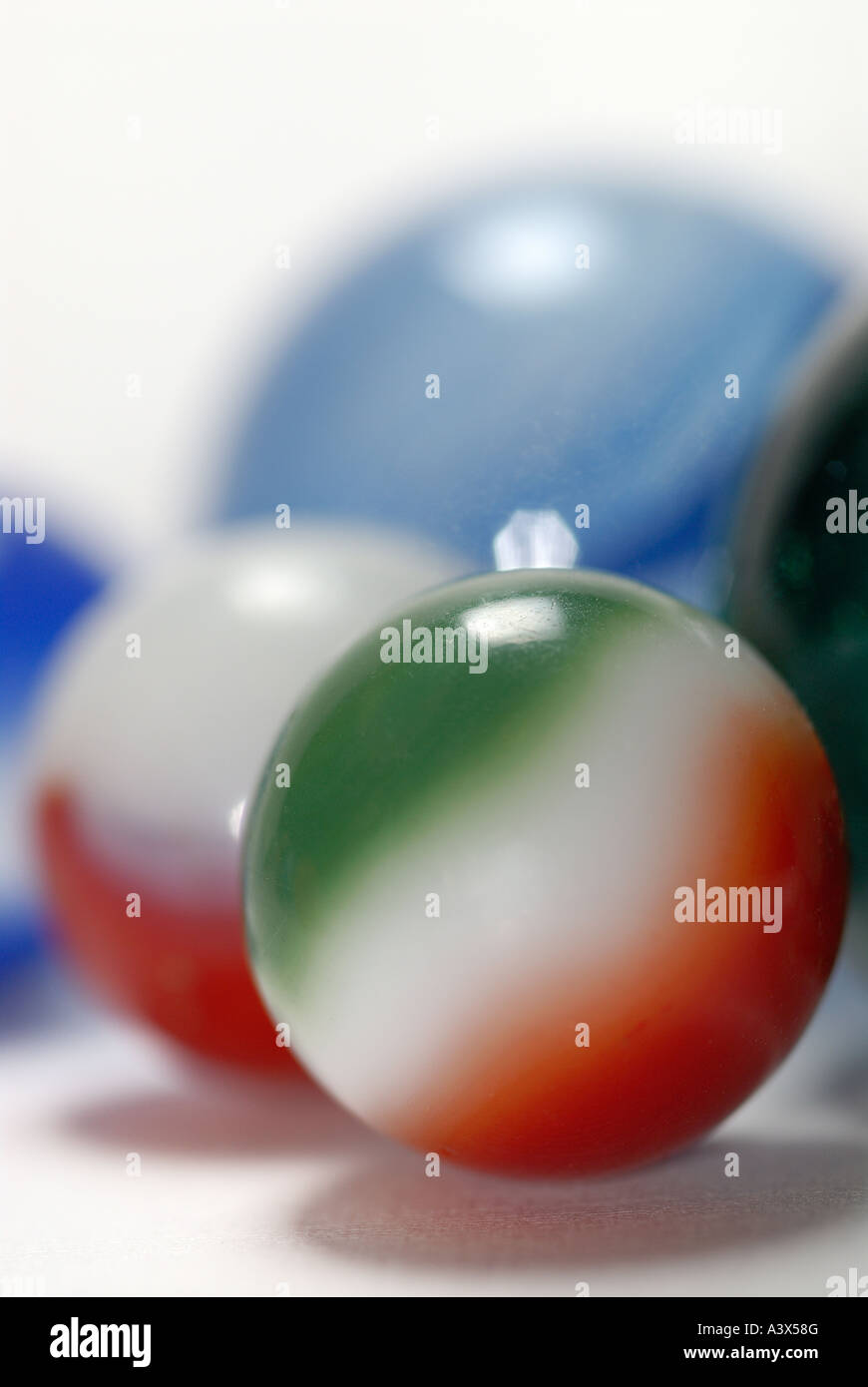 Green White and Red marble with others in background Stock Photo - Alamy