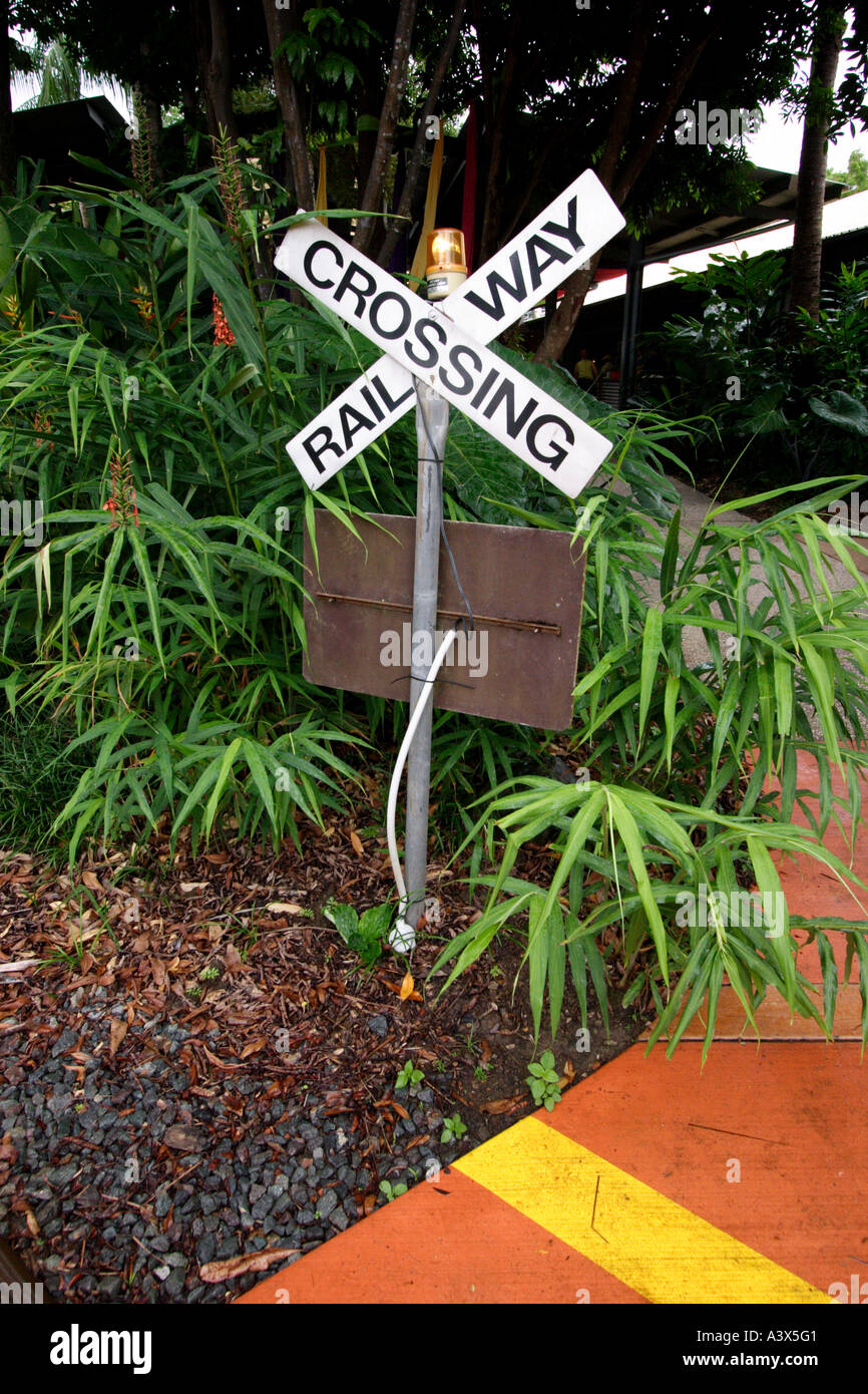 railway level crossing vertical Stock Photo - Alamy