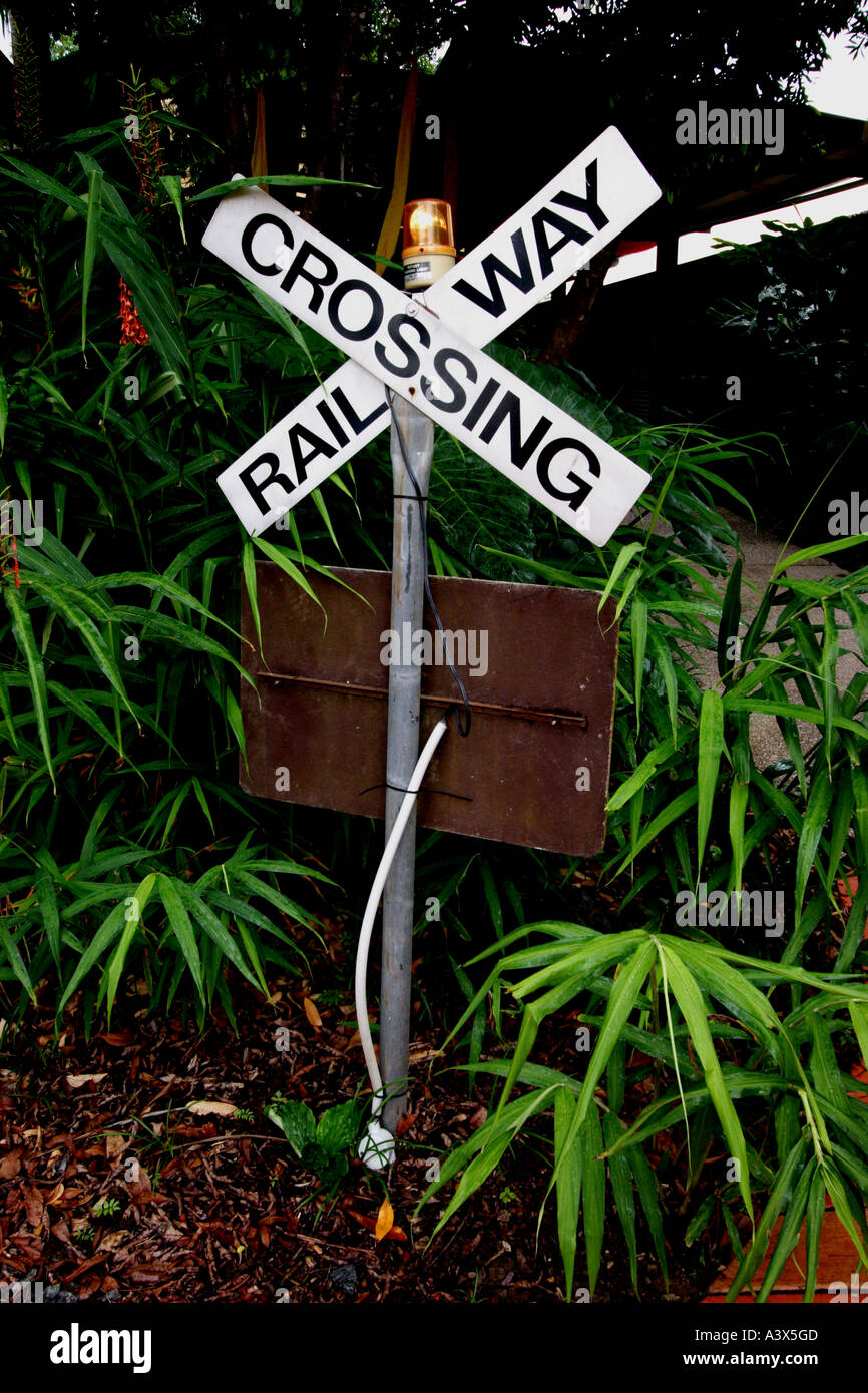 railway level crossing vertical Stock Photo - Alamy