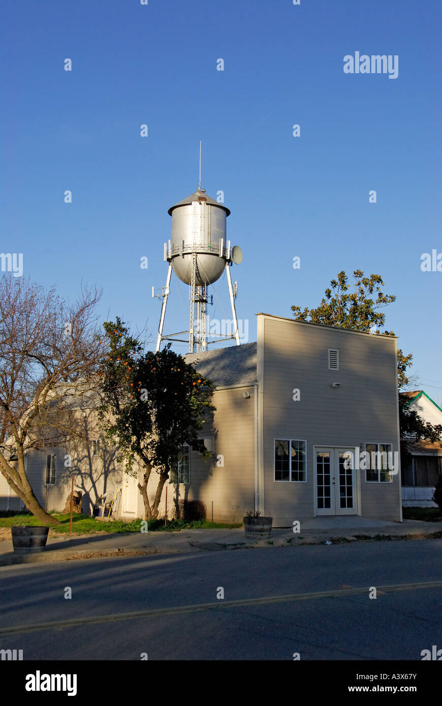 "Water tower, Maxwell Stock Photo - Alamy