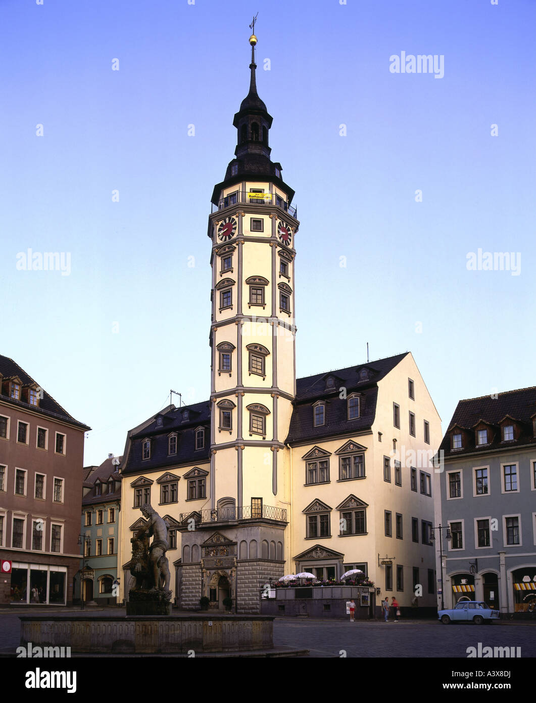 geography / travel, Germany, Thuringia, Gera, squares, town hall and ...
