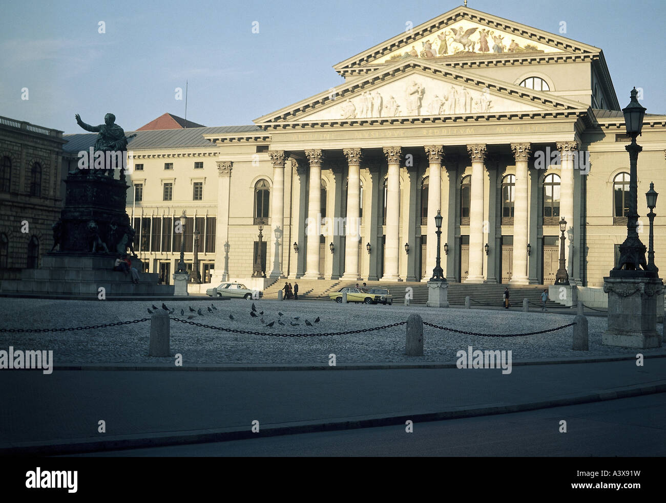 Geography travel germany munich national theatre hi-res stock ...
