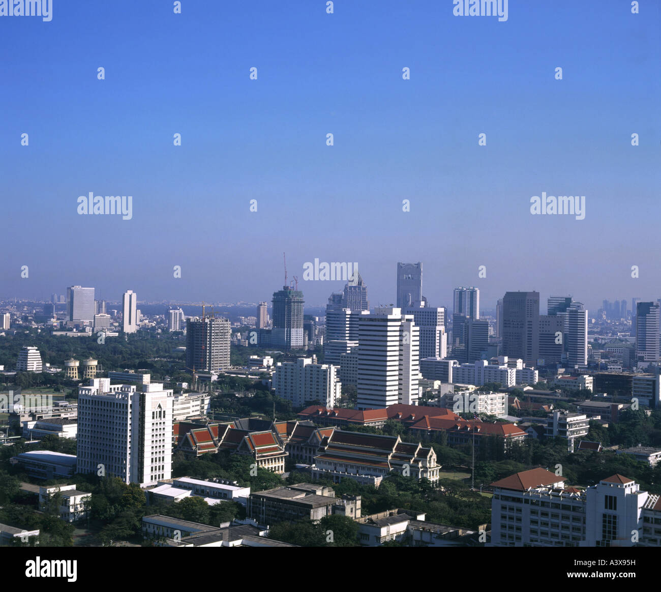geography / travel, Thailand, Bangkok, city view, view at the town ...