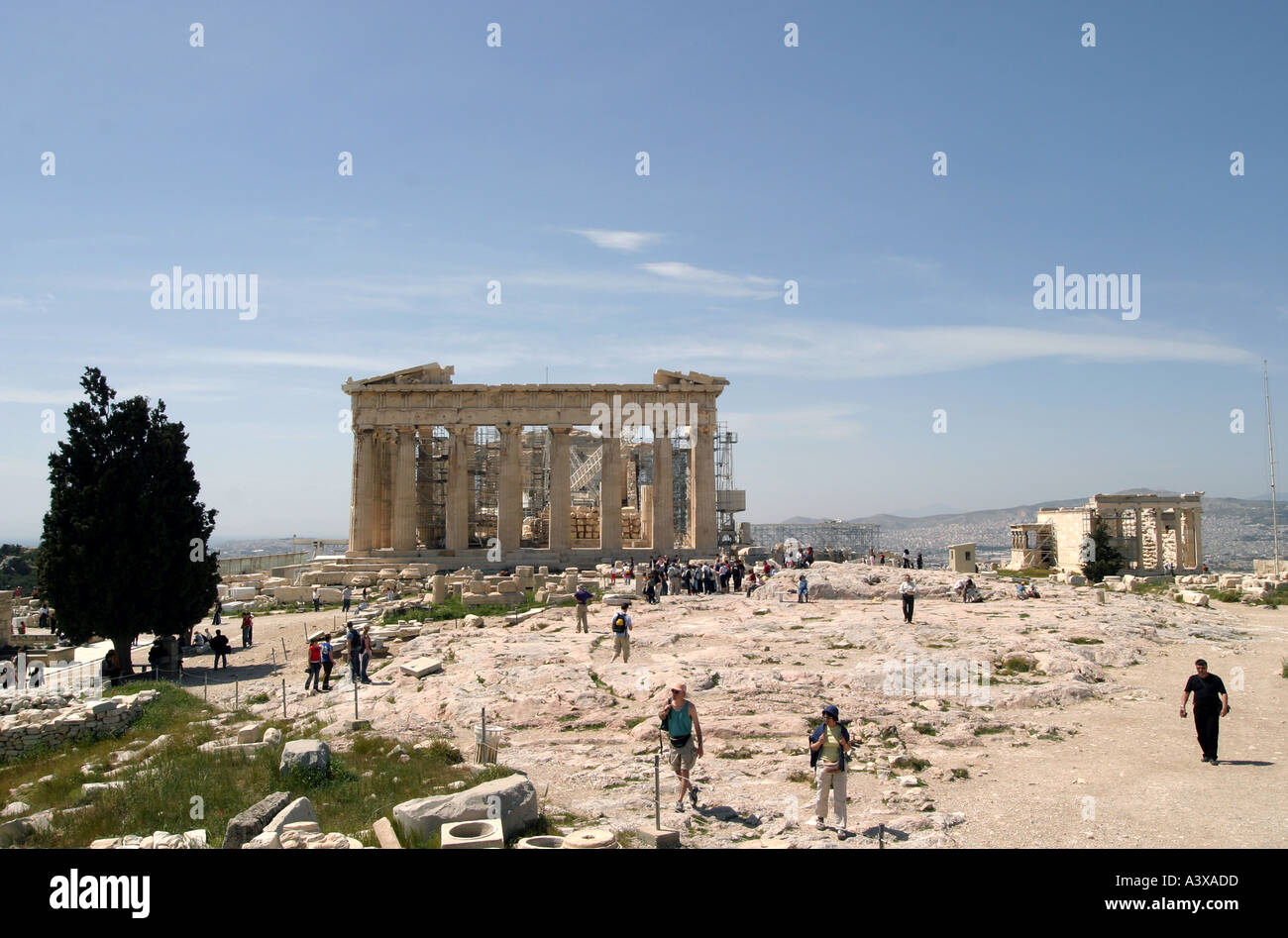 Acropolis Athens Greece View of the Parthenon Stock Photo - Alamy