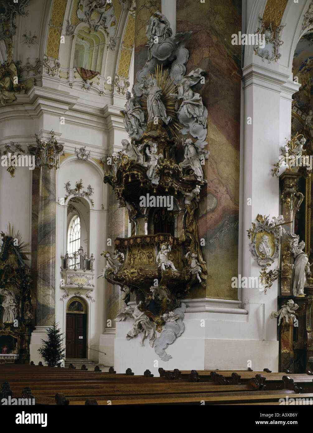 geography/travel, Germany, Bavaria, Ottobeuren, churches and convents ...