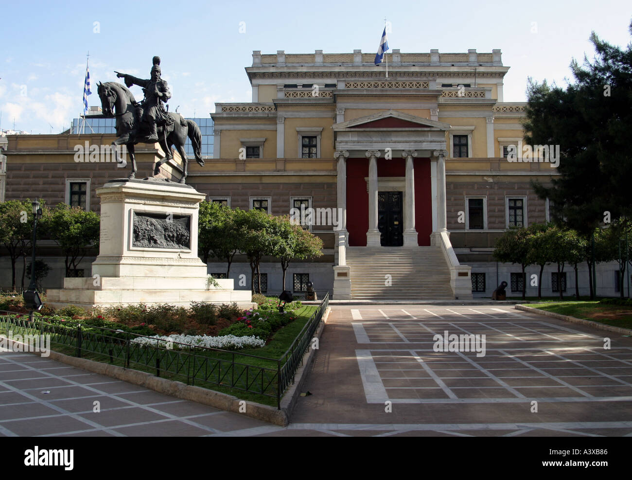 Athens Greece Old Parliament Palea Vouli National Historic Museum ...