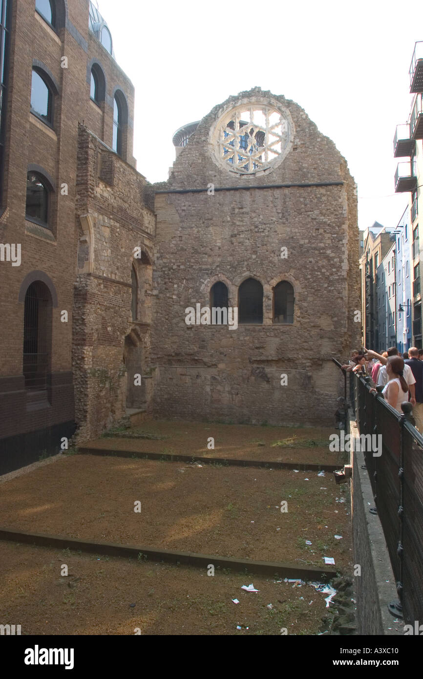 Ruins of The Medieval Winchester Palace in Southwark South London GB UK ...