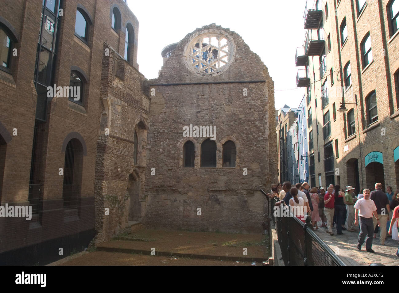 Ruins of The Medieval Winchester Palace in Southwark South London GB UK ...