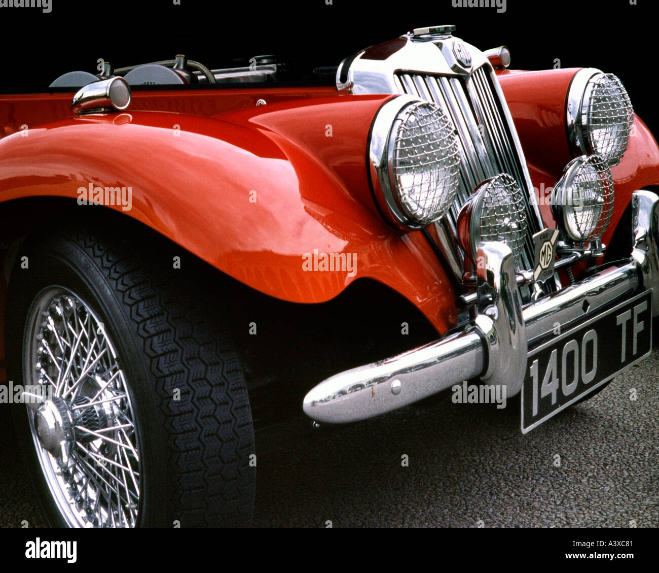 MG TF sports car at the MG Regency Car Run 2004 finish, Madeira Drive ...