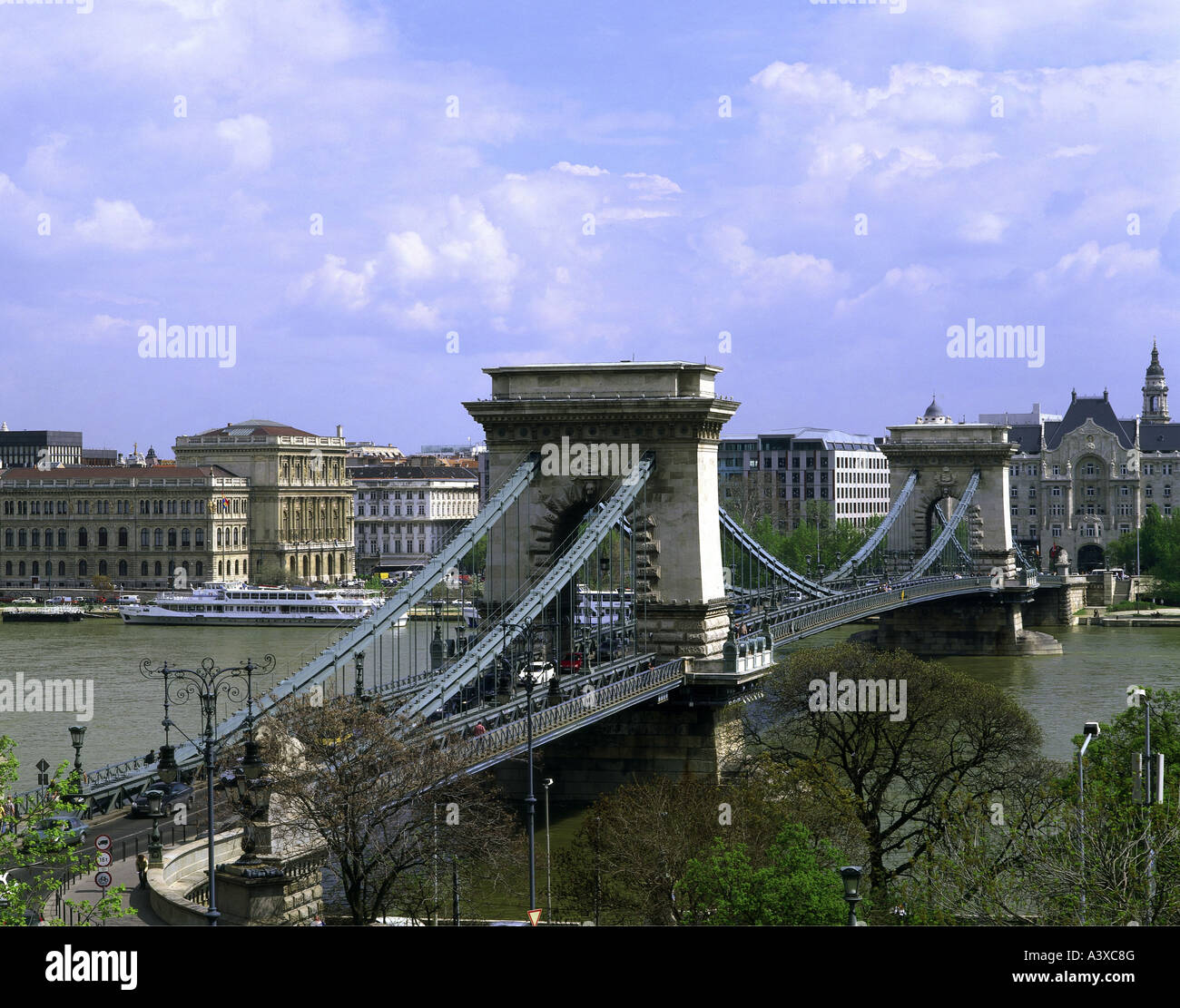 Szechenyi chain bridge built 1842 1849 hi-res stock photography and ...
