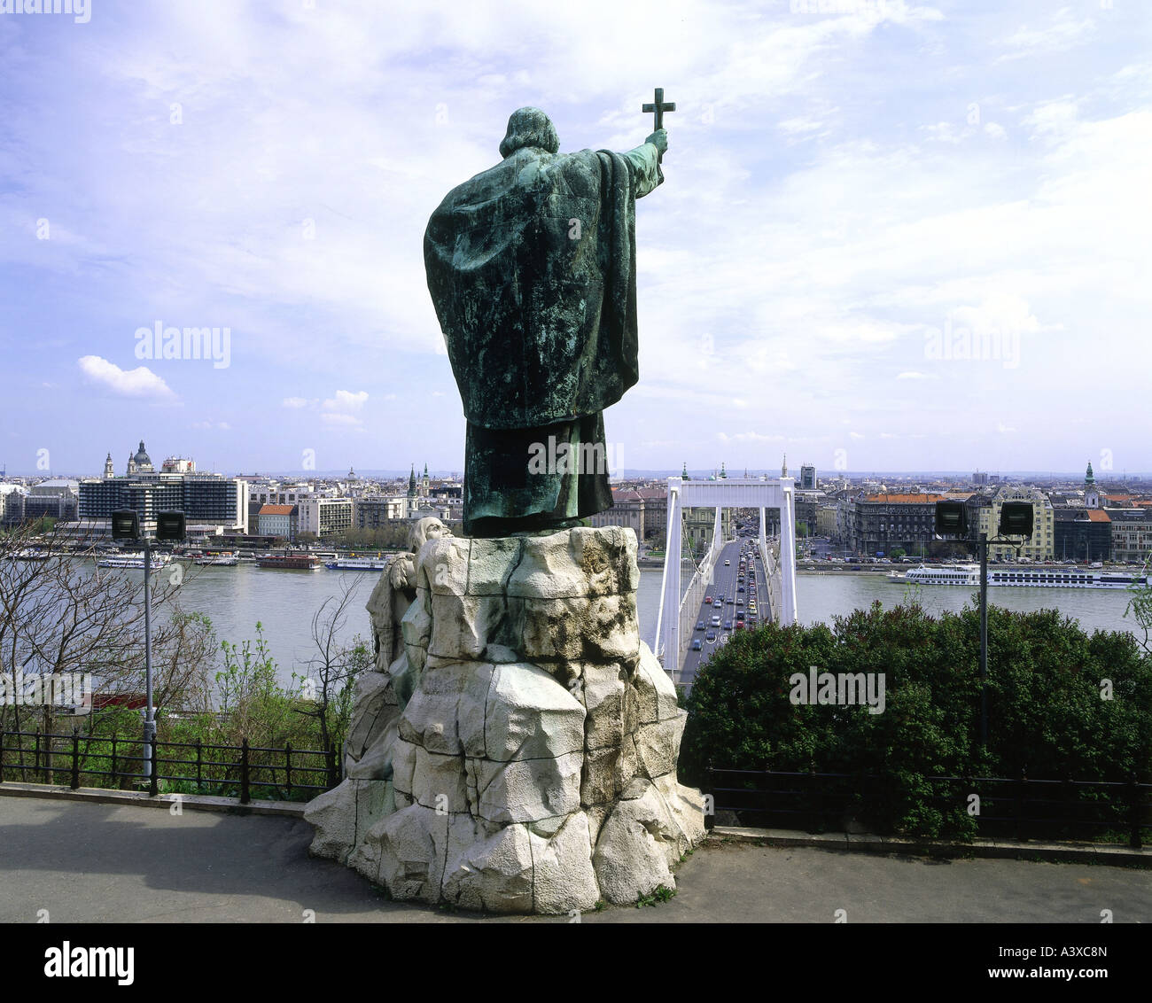 geography / travel, Hungary, Budapest, monuments, Gellert monument ...