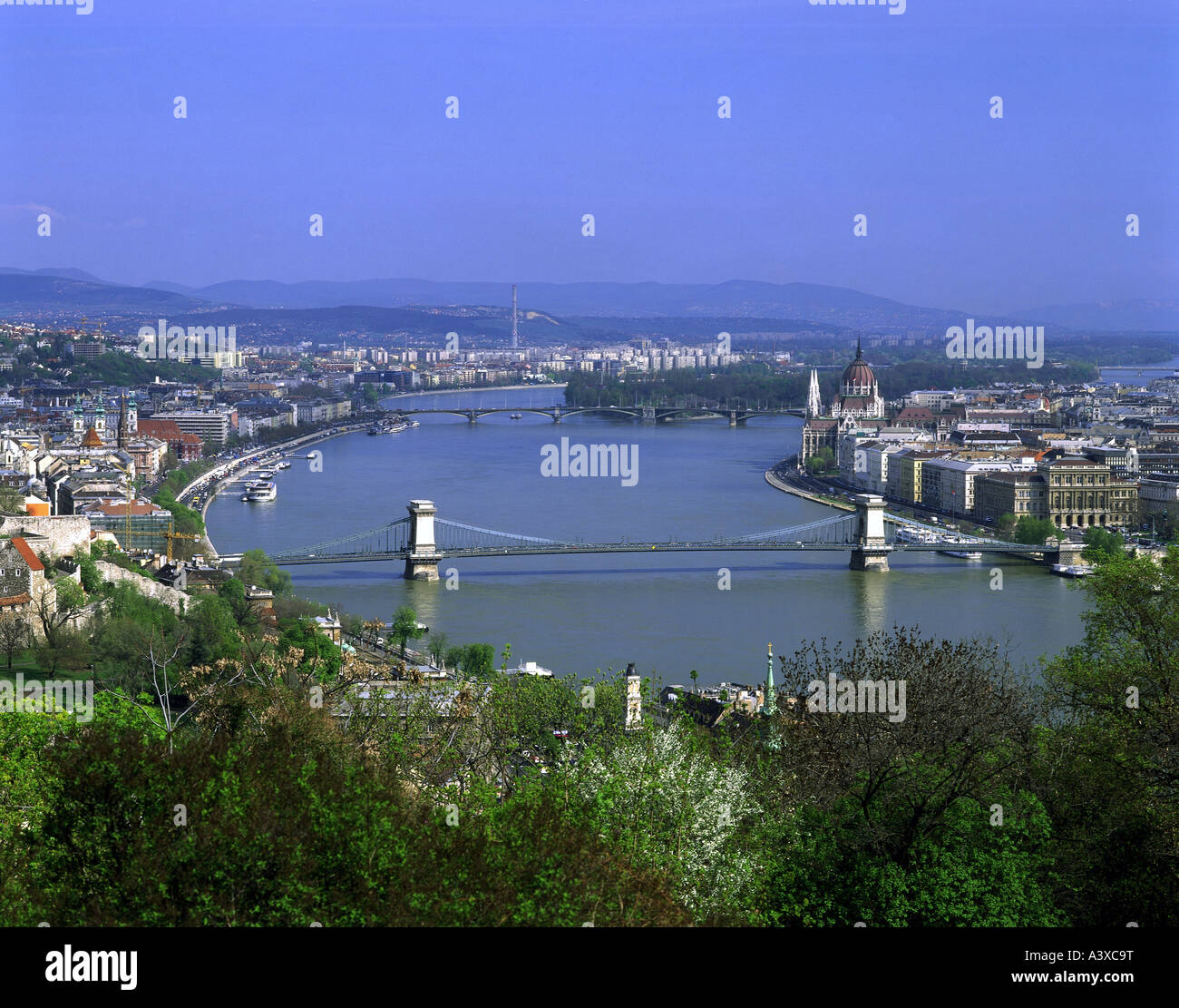 geography / travel, Hungary, Budapest, city views / city scapes, river ...