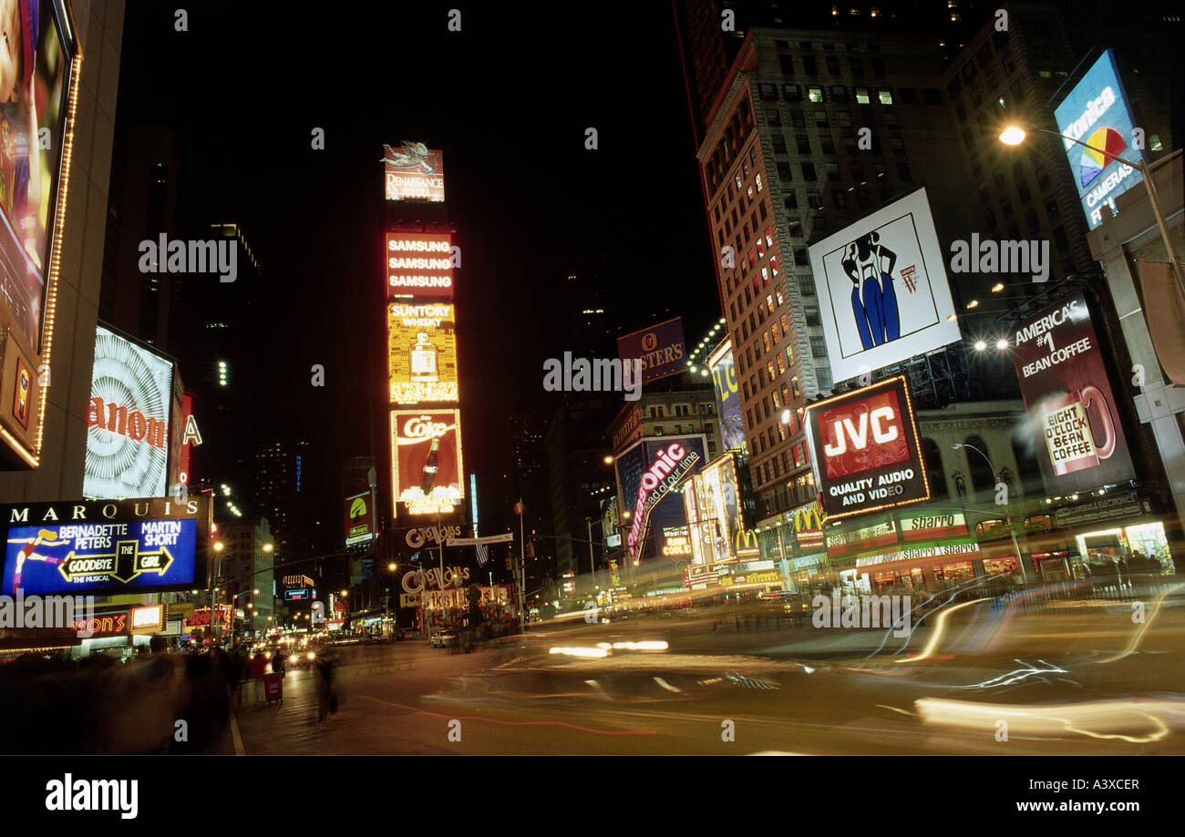 geography / travel, USA, New York, New York, squares, Times Square ...