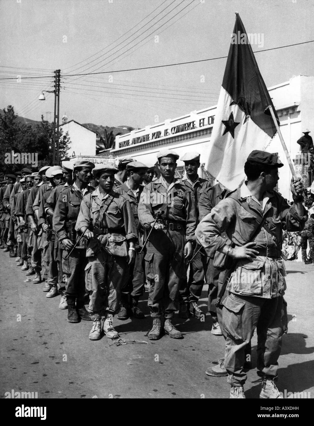 geography / travel, politics, Kabylie revolt, insurgent soldiers in ...