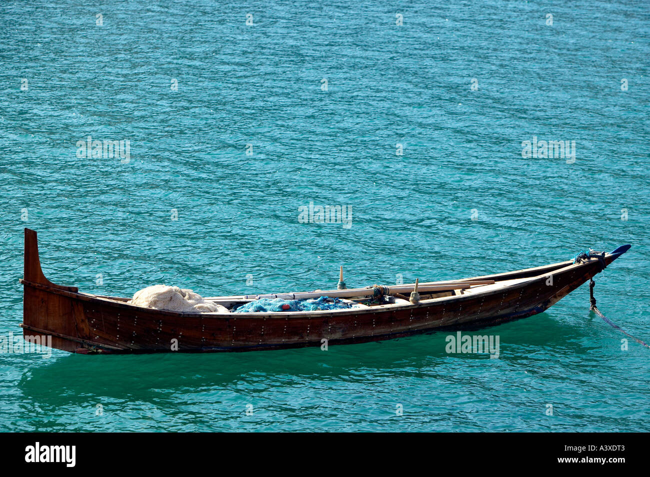 Oman Dhau in the water Stock Photo - Alamy