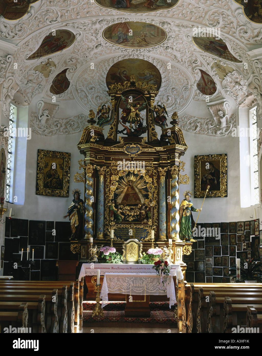 geography / travel, Germany, Bavaria, Maria Gern, churches, pilgrimage ...